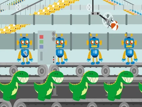 Cartoon Factory Stock Video Footage | Royalty Free Cartoon Factory ...