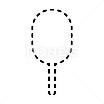 Tracing lines dotted tree outline shape for preschool and kindergarten ...