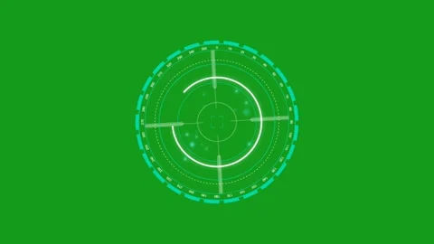Tracing the target motion graphics with ... | Stock Video | Pond5