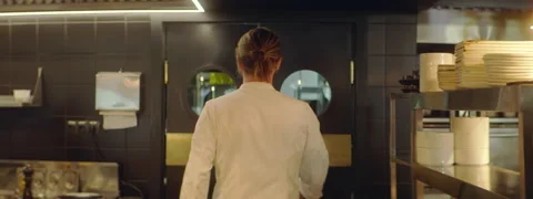 Restaurant Kitchen Tracking Stock Video Footage | Royalty Free ...