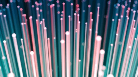 Tracking fiber optic cable across the fr... | Stock Video | Pond5