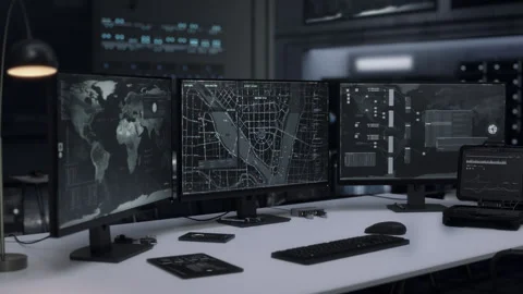 Tracking the location of the secret targ... | Stock Video | Pond5