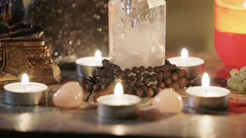 Tracking tilt to a Quartz Crystal i... | Stock Video | Pond5