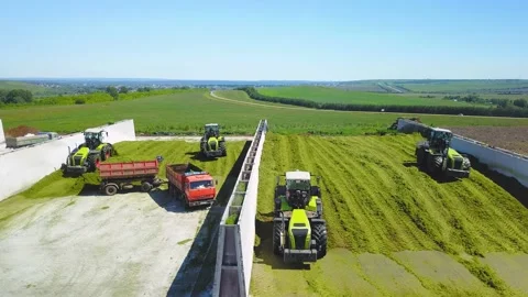 Silage Pit Stock Videos – Royalty-Free HD & 4K Videos
