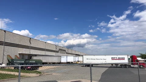 Truck Loading Dock Stock Video Footage | Royalty Free Truck Loading ...