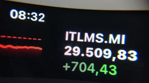 trading chart diagram on the iphone disp... | Stock Video | Pond5