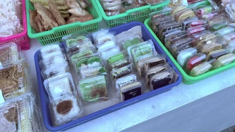 Traditional balinese snacks and sweets. ... | Stock Video | Pond5