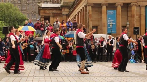 Traditional folk italian dance tarantell... | Stock Video | Pond5