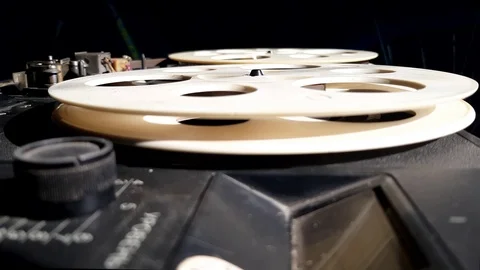 Traditional Magnetic Reel Tape Recorder | Stock Video | Pond5