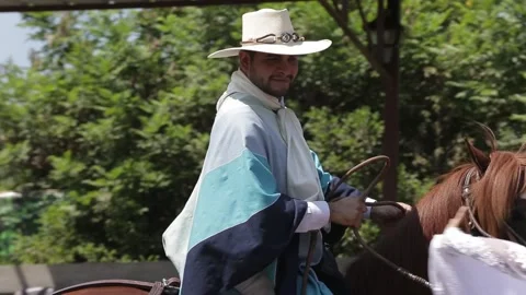traditional Peruvian dance, Peruvian man... | Stock Video | Pond5
