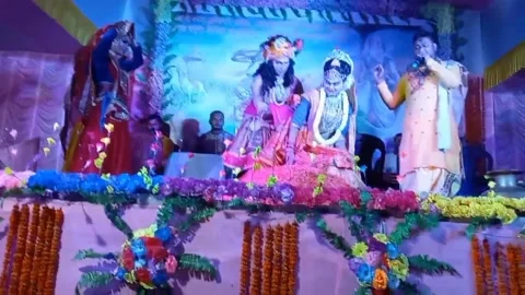 Traditional Radha Krishna Dance Performa... | Stock Video | Pond5