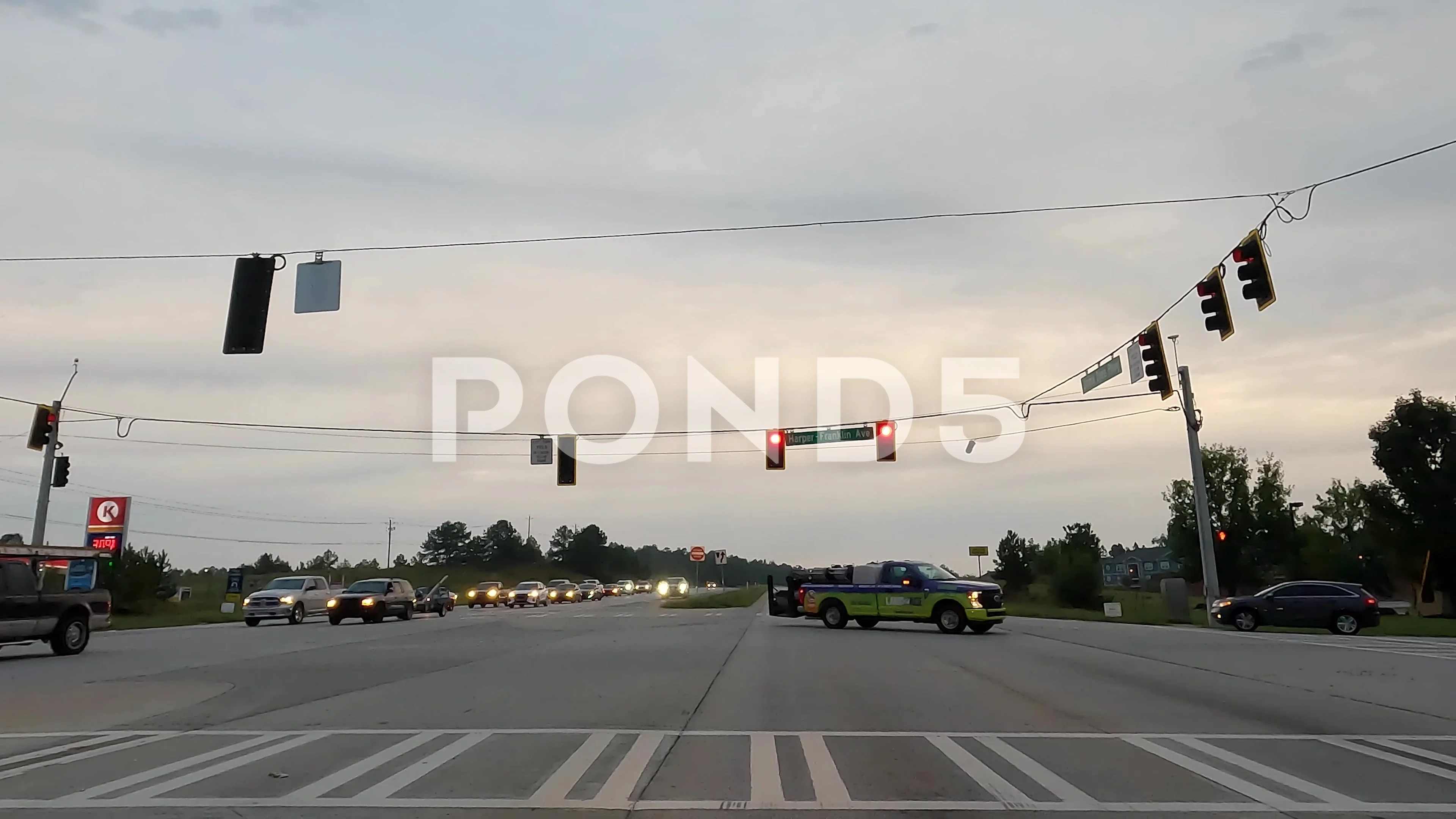 4 Way Road Intersection