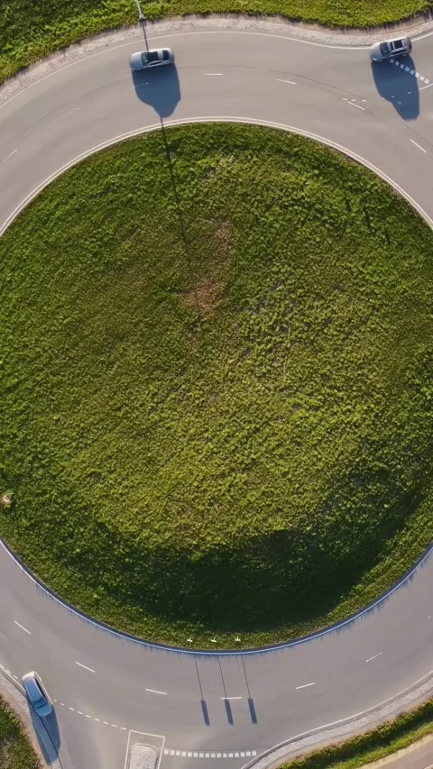 Roadway Roundabout Stock Videos – Royalty-Free HD & 4K Videos