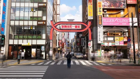 Kabukicho Shinjuku Kabukicho Shinjuku Stock Footage ~ Royalty Free ...