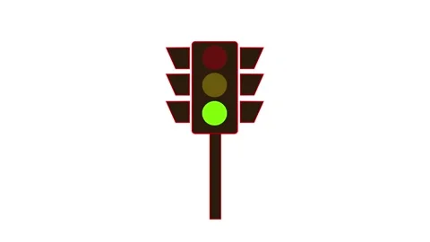 Traffic Light Annimation Stock Video Footage | Royalty Free Traffic ...