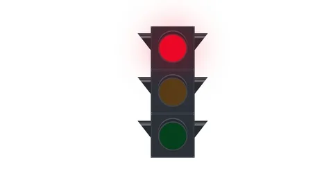 Traffic light. Animation of traffic ligh... | Stock Video | Pond5
