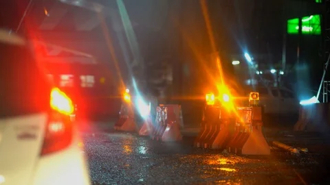 Traffic light on road for train running ... | Stock Video | Pond5