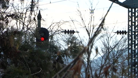 Traffic light at Sillim train station, W... | Stock Video | Pond5
