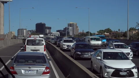 Traffic Jam Stock Footage ~ Royalty Free Stock Videos | Pond5