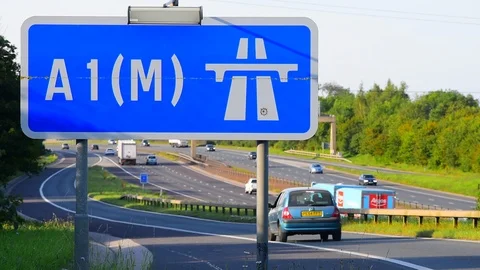 Motorway Sign Uk Stock Videos – Royalty-Free HD & 4K Videos