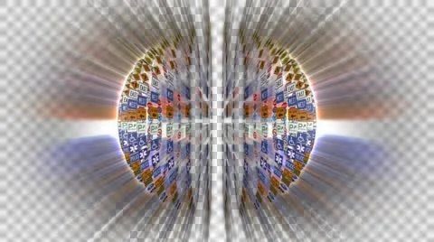 Traffic Signs sphere, shine, Alpha Chann... | Stock Video | Pond5