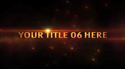 Trailer Intro FX ~ After Effects Project #59674910 | Pond5