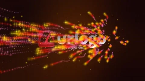 After Effects: Trailing Particles Logo Reveal #65379241