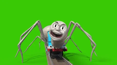 Train Evil Thomas Green Screen Monsters ... | Stock Video | Pond5