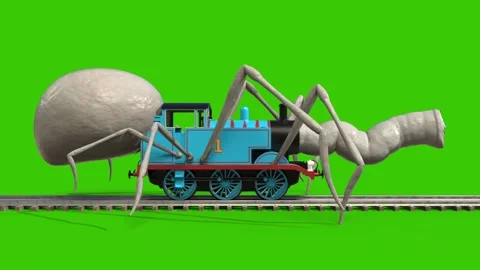 Train Evil Thomas Green Screen Monsters ... | Stock Video | Pond5