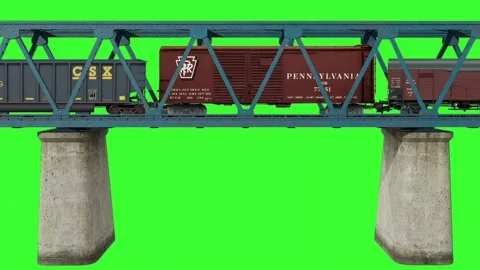 Train Green Screen Stock Video Footage | Royalty Free Train Green ...