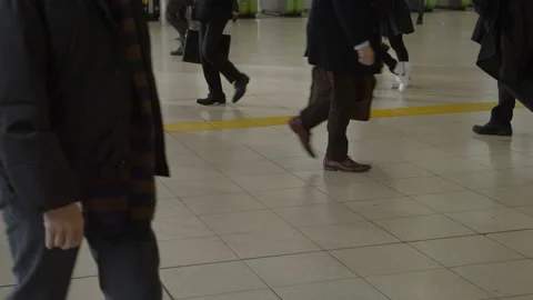 Train Gate Tamachi Station | Stock Video | Pond5