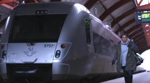 Train modern Station1920x1080 full hd fo... | Stock Video | Pond5