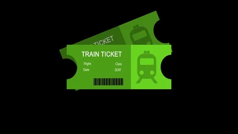 Train Ticket Animation Stock Videos – Royalty-Free HD & 4K Videos | Pond5