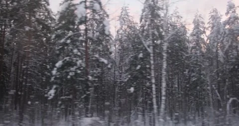 Snow Train Window Stock Video Footage | Royalty Free Snow Train Window ...