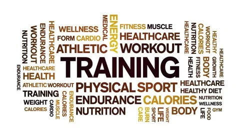 Training animated word cloud,design anim... | Stock Video | Pond5