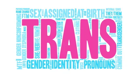 Trans Word Cloud | Stock Video | Pond5