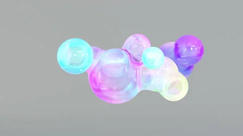 Transforming liquid blobs in a metaball ... | Stock Video | Pond5