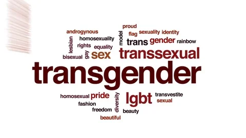 Transgender animated word cloud, text de... | Stock Video | Pond5