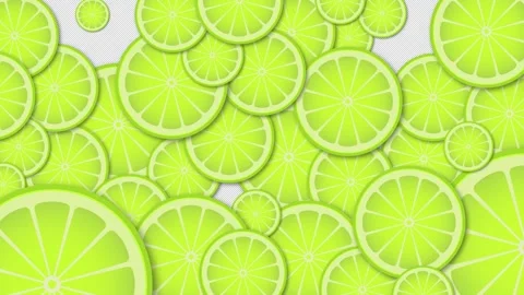 Transition animation of lime fruit slice... | Stock Video | Pond5