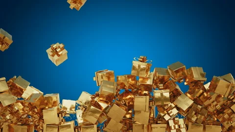 Transition with Christmas Gifts. Profess... | Stock Video | Pond5