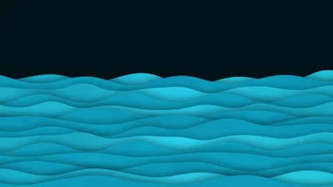 Transition wipe liquid waves cartoon abs... | Stock Video | Pond5