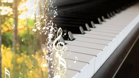 After Effects Template: Transitions Musical Notes #88653031