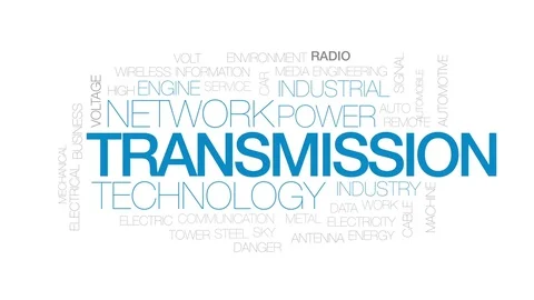 Transmission animated word cloud, text d... | Stock Video | Pond5