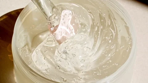 Transparent liquid gel background, clear... | Stock Video | Pond5