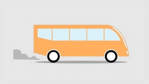 Transport Vehicle Animation Alpha Backg... | Stock Video | Pond5