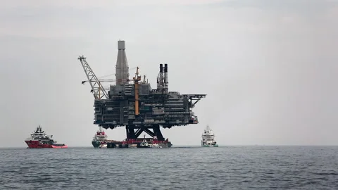 Offshore Oil Rig Stock Footage ~ Royalty Free Stock Videos | Pond5
