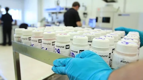 Transporting lab samples | Stock Video | Pond5