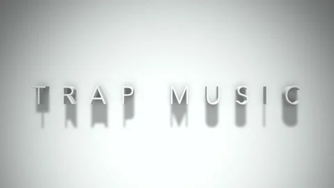 trap music 3D title animation with shado... | Stock Video | Pond5