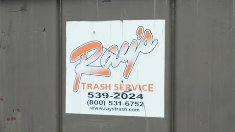 Trash Collection Service Logo | Stock Video | Pond5