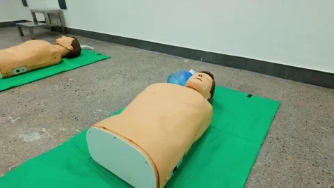 Trauma triage training center with resus... | Stock Video | Pond5